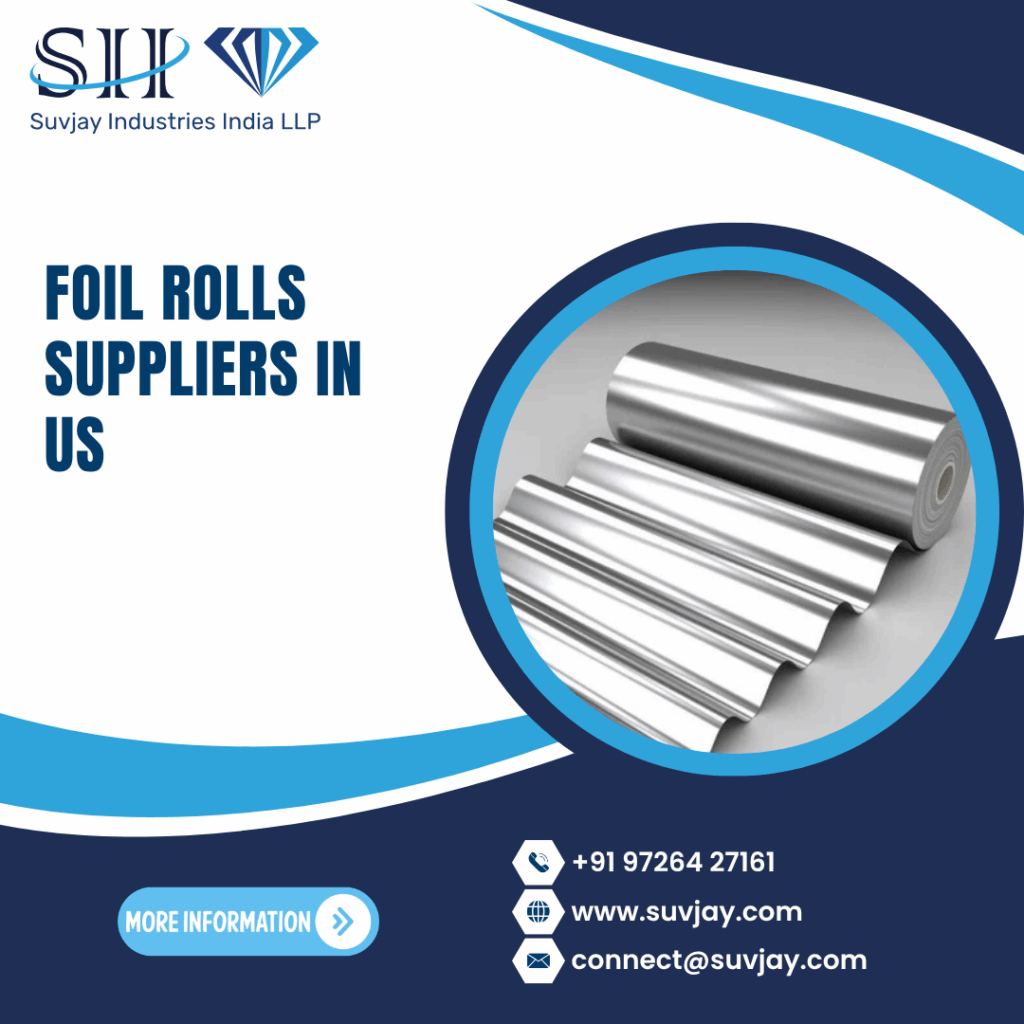 Foil Roll Suppliers in USA, Aluminum Foil Roll in USA