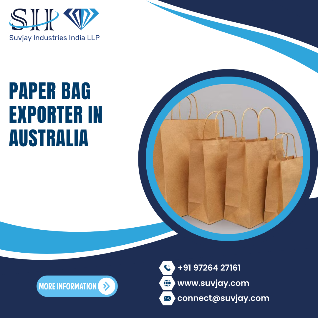 Paper Bag Exporter in Australia - Suvjay Industries India LLP