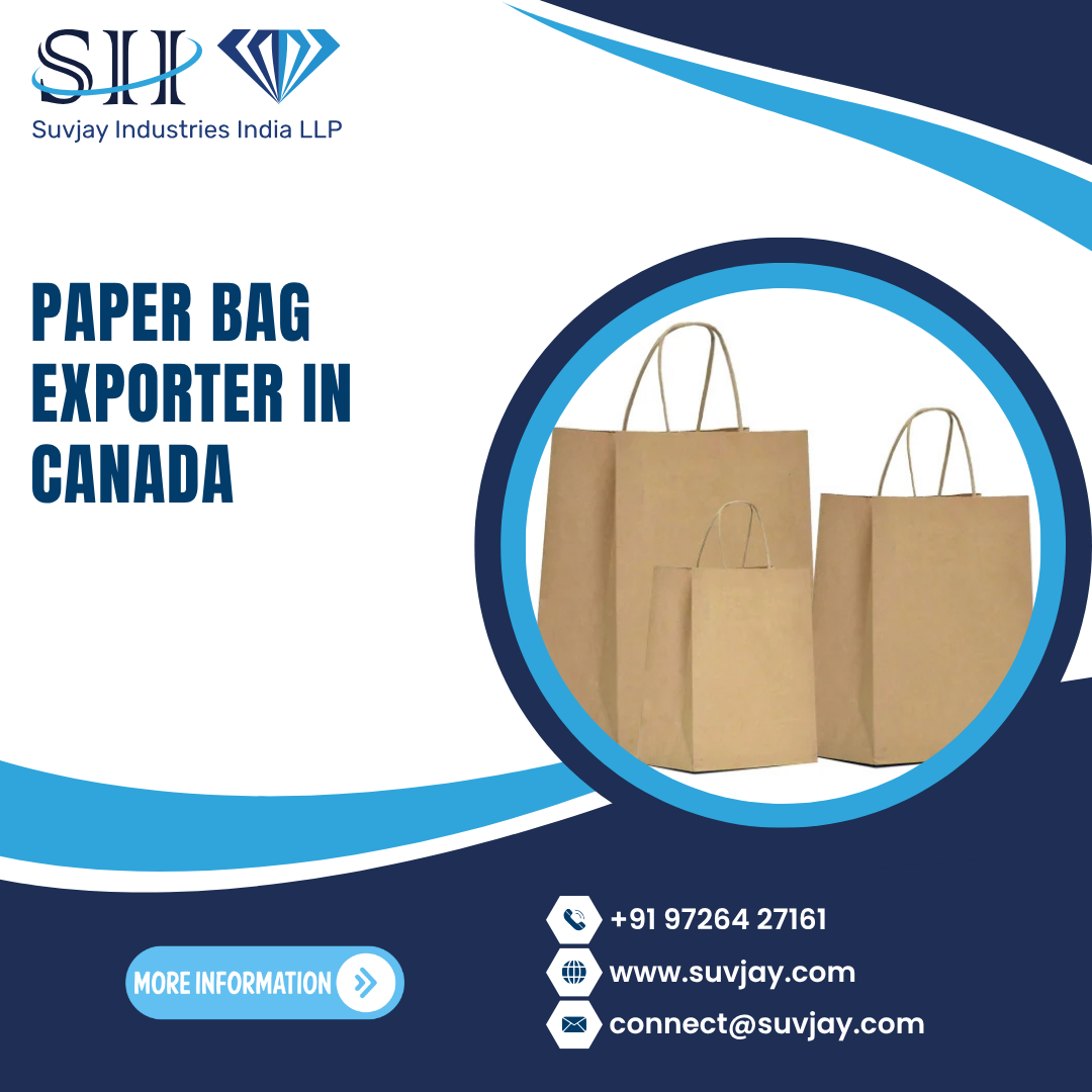 Paper Bag Exporter in Canada,Printed Paper Bag Manufacturer