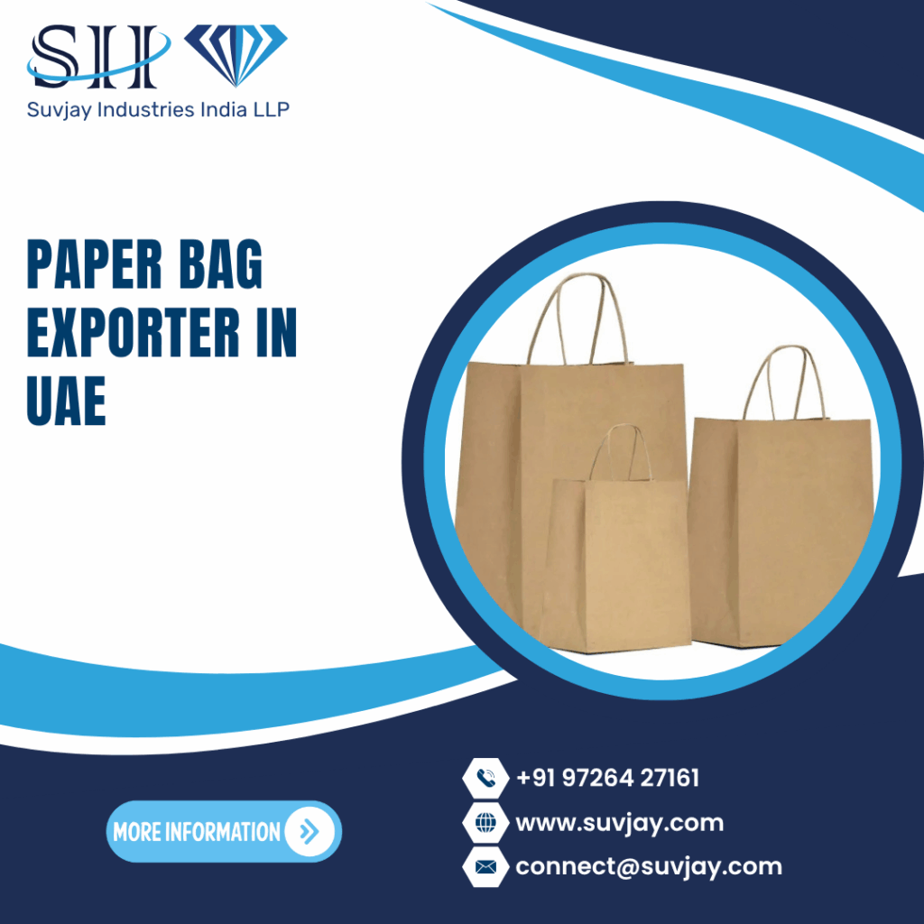 Paper Bag Exporter in UAE,Paper Bag Manufacturer in UAE, Dubai