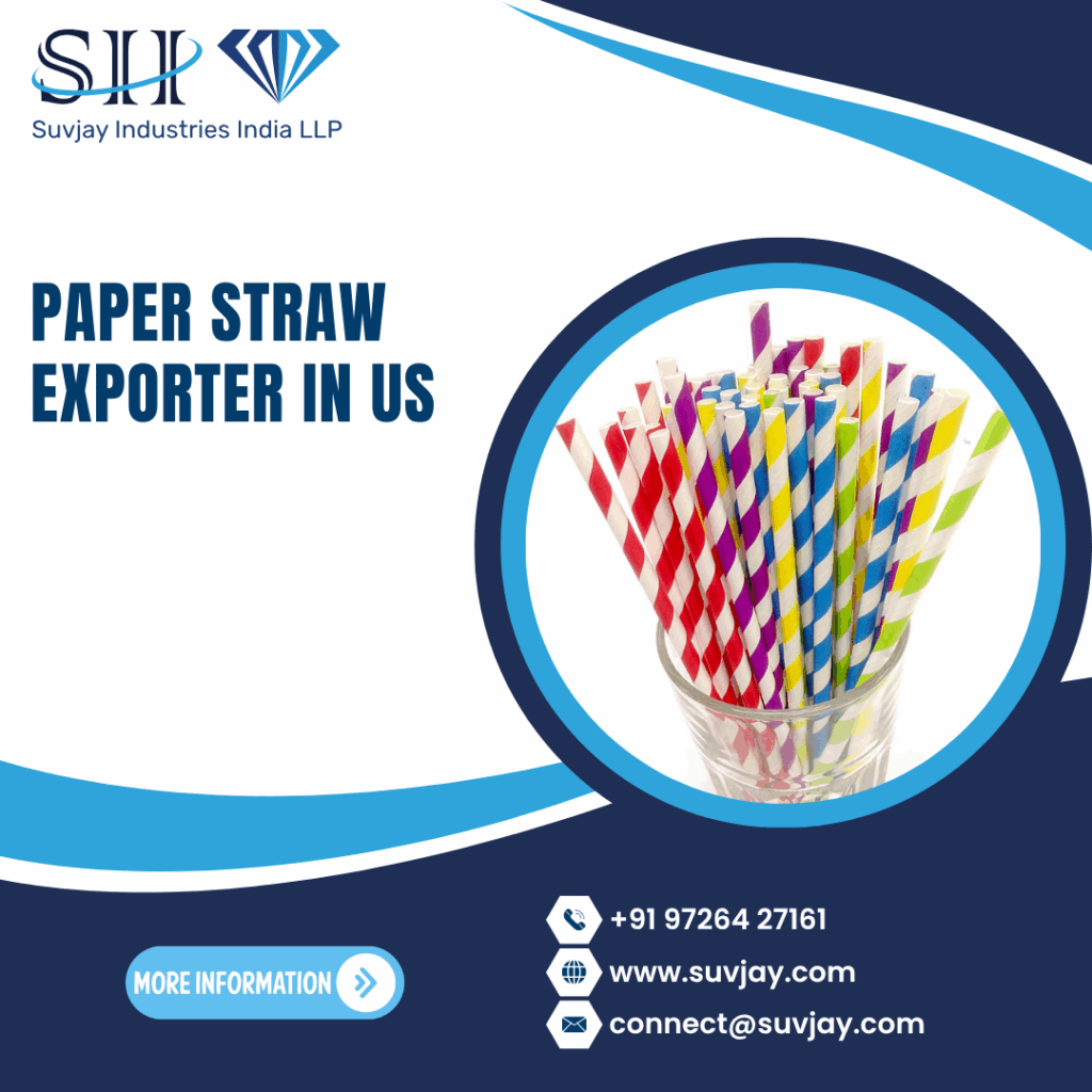 Paper Straw Exporter in US, Paper Straw Manufacturer in USA